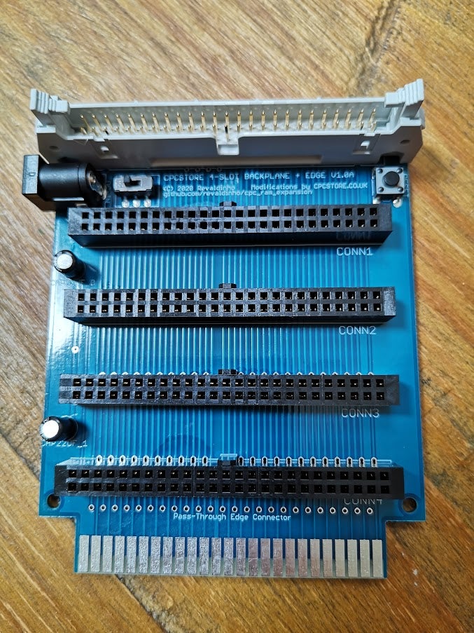 Deluxe 4 Slot Expansion Backplane - CPC 464/664/6128 & Plus (Mother X4 ...